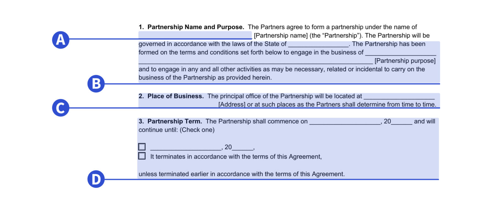 Free 50/50 Business Partnership Agreement Template | PDF & Word