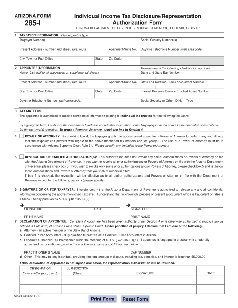 Free Arizona Power of Attorney Forms | PDF & Word