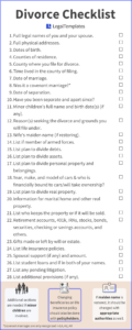 Divorce Settlement Checklist: Top Things To Consider - Legal Templates