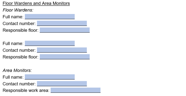 Free Emergency Action Plan Template | PDF & Word