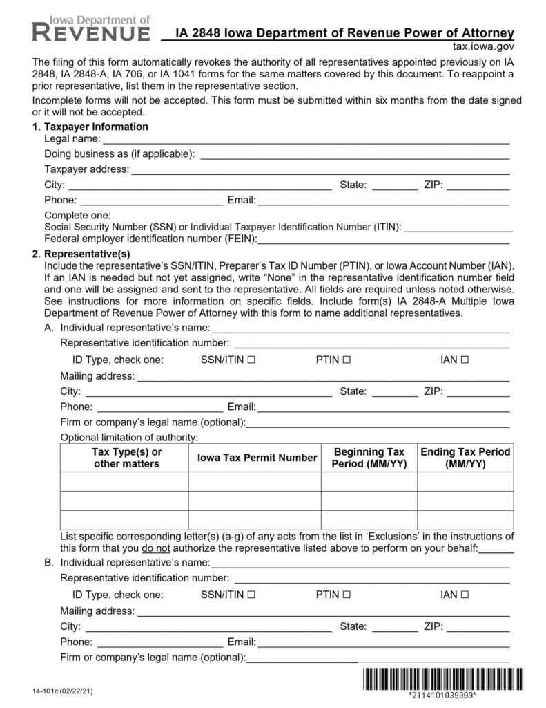 Free Iowa Power of Attorney Forms | PDF & Word