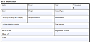 Free Boat (Vessel) Bill of Sale Template | PDF & Word