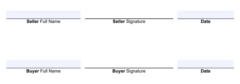 Free Boat (Vessel) Bill of Sale Template | PDF & Word