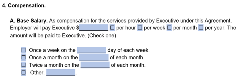 Free Executive Employment Agreement Template | PDF & Word