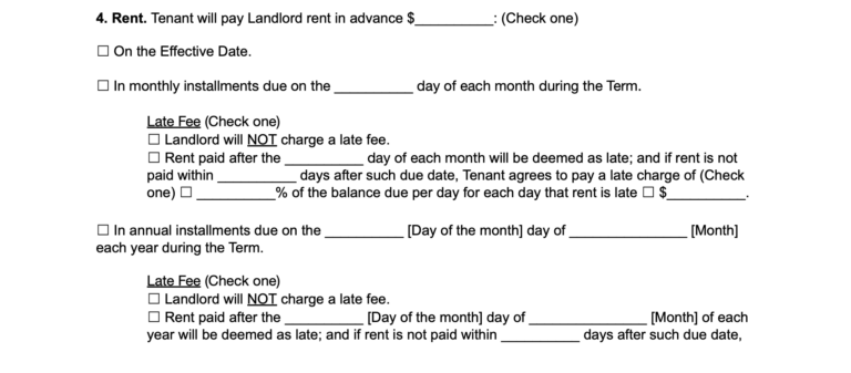 Free Land Lease Agreement Template | PDF & Word