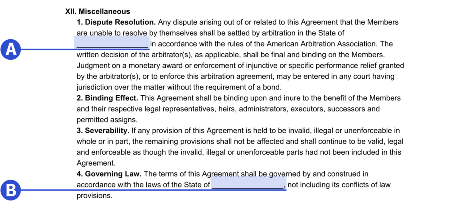 LLC Operating Agreement Template | PDF & Word Download | BoloForms