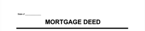 Free Mortgage Deed Template | PDF & Word