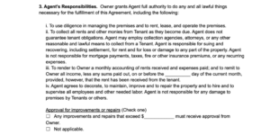 Free Property Management Agreement | PDF & Word