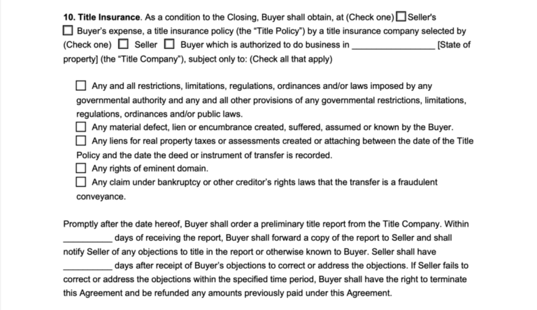 Real Estate Purchase Agreement Template | PDF & Word Download | BoloForms