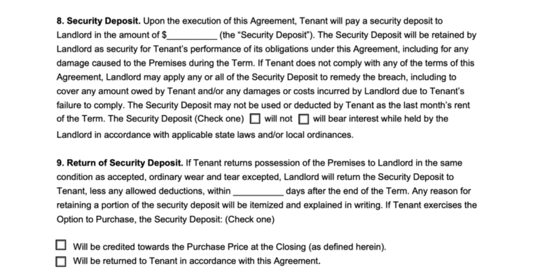 Free Rent-to-Own Contract Template | BoloForms